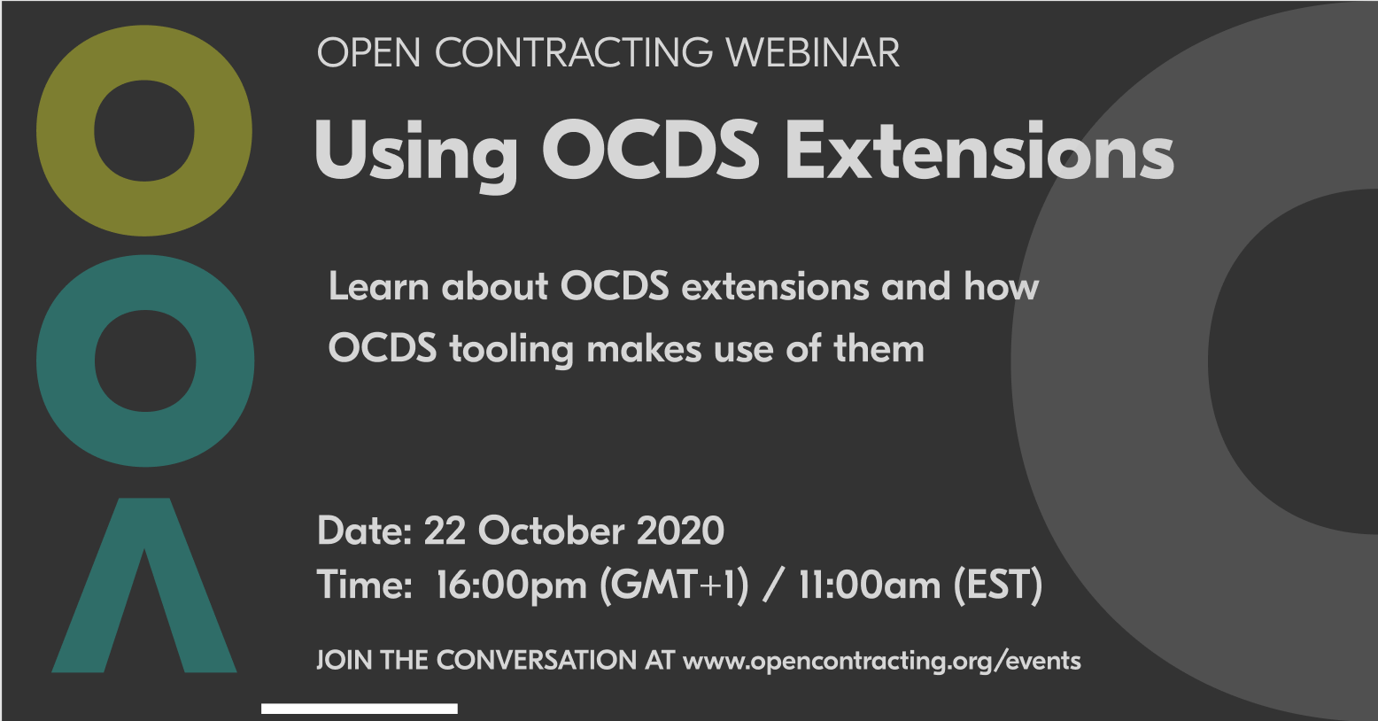 Webinar: Using OCDS Extensions - Open Contracting Partnership