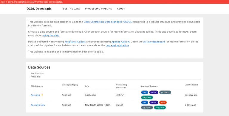 Announcing OCDS Downloads: making it easier to work with data published using the Open ...