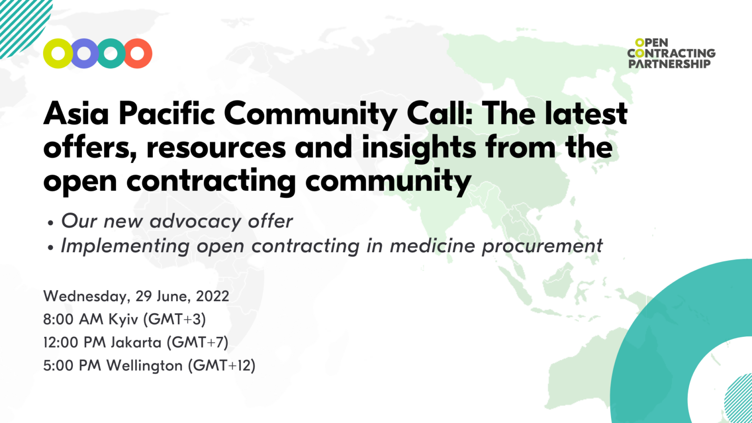 Asia Pacific Community Call: OCP newest advocacy offer & approach to ...