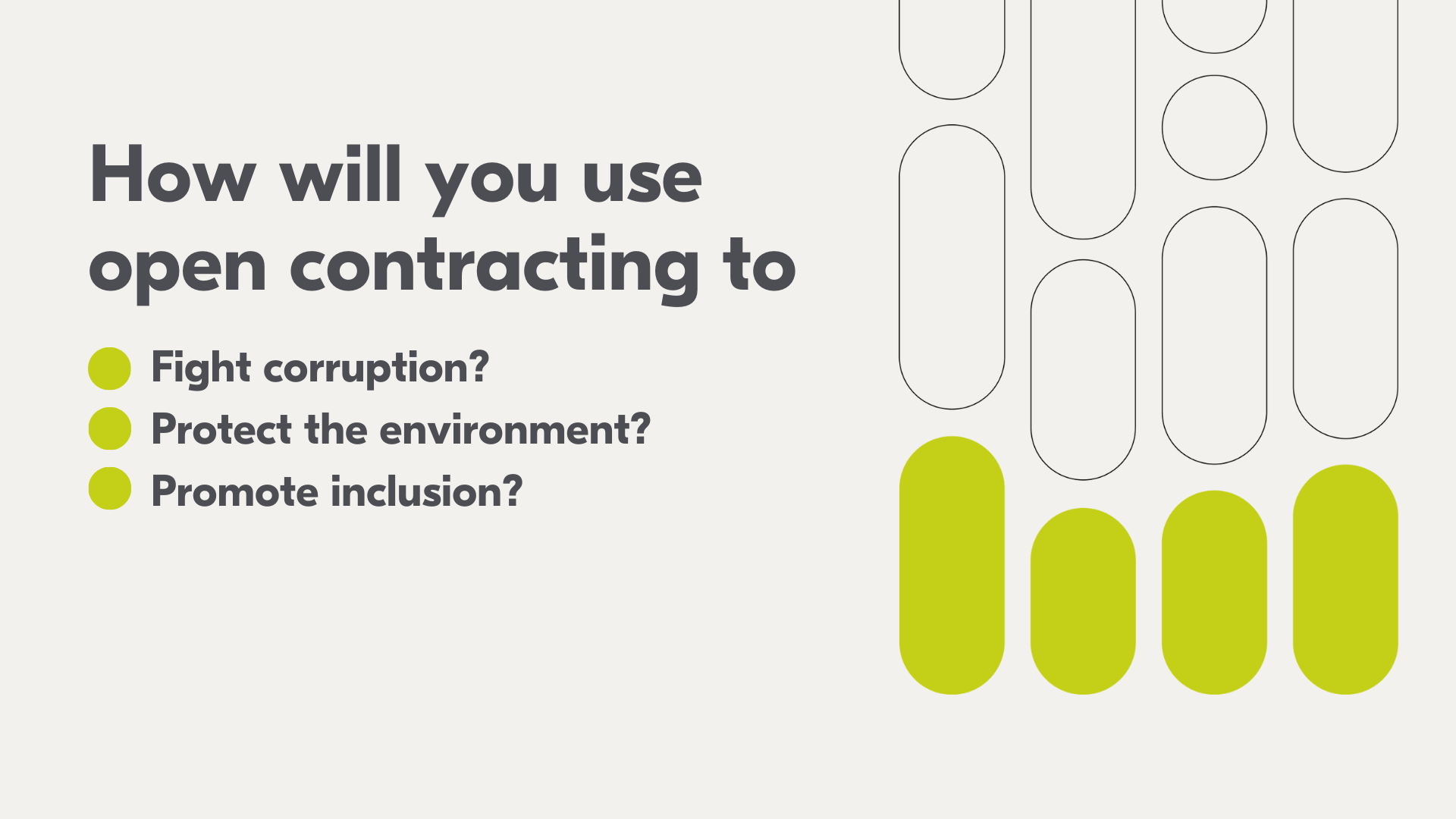 Open Contracting impact accelerator: share your ideas to reimagine ...