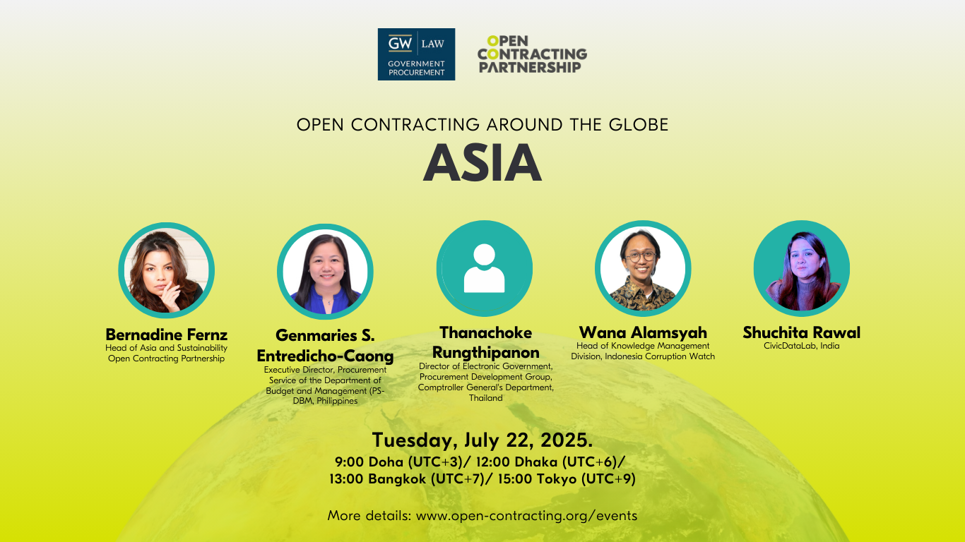 Open contracting around the globe - a webinar series of best practice ...